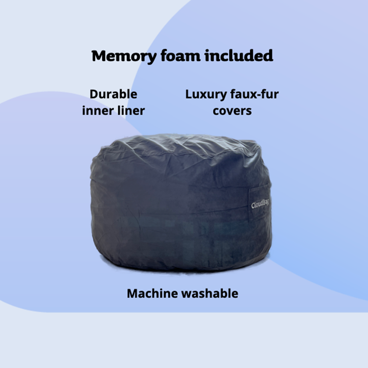 CloudBag | bean bag | memory foam beanbag for sale | memory foam pod Australia